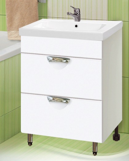 Тумба Vako Ника с раковиной como 60 2 ящика, 12378 – купить c доставкой по СПб | Интернет ...