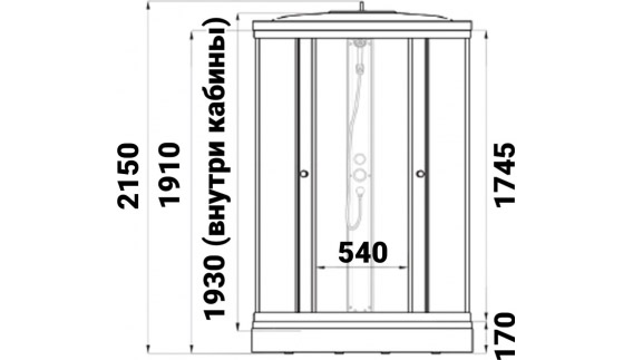 Душевая кабина Тритон Риф А 90x90 – купить c доставкой по СПб ...