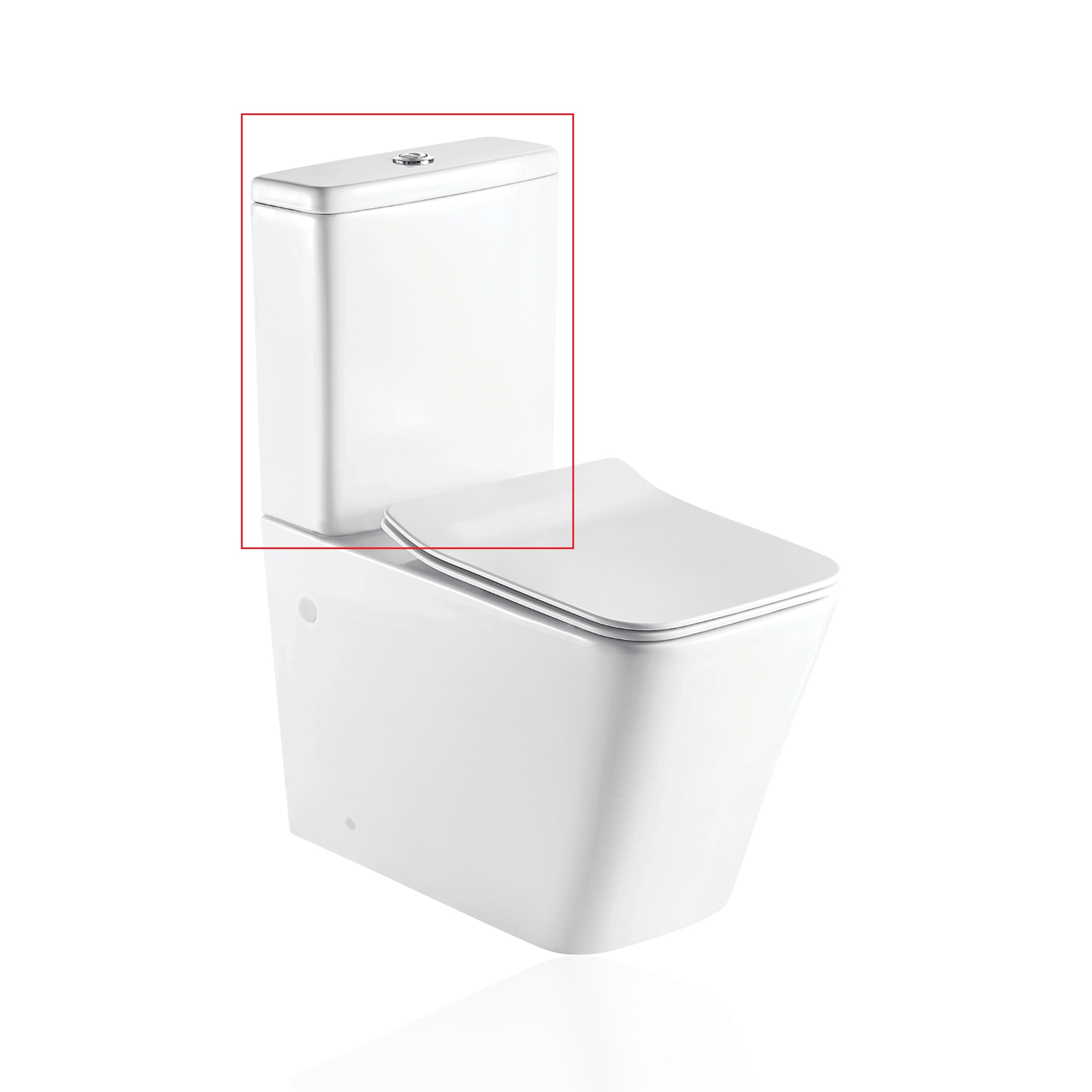 Бачок Koller Pool KVADRO, антибактериальное покрытие, механизм смыва ...